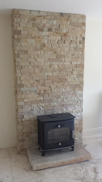 Fireplace Stone Cladding | External Wall Cladding | Chimney Breast Stone